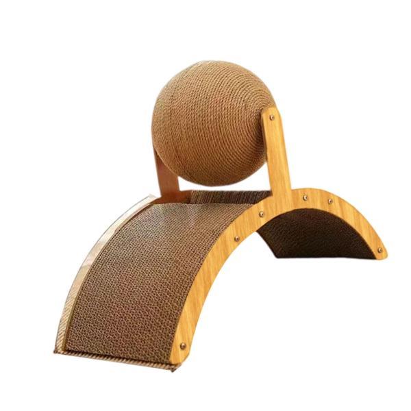 説明:[素材]: キャットスクラッチャーは段ボールと木材で作られており.丈夫で.サイズは13.78インチx5.91インチx10.24インチです. [ウサギの爪とぎおもちゃ]: 猫の爪とぎパッドはペットの注意を引き.室内ペットの子猫.フェレッ...