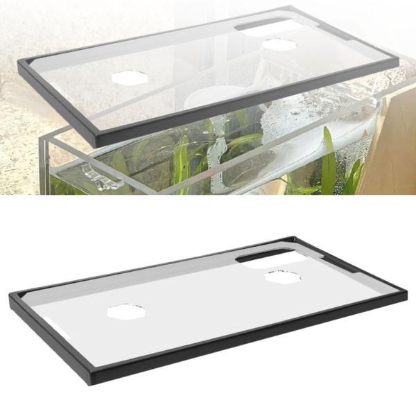 説明:素材: アクリル製のこの水槽カバーは頑丈で信頼性がありますクリア: 3つの給餌穴を備えたこの透明なアクリルタンクカバーは.ほとんどの水槽に適しています.実用的で機能的:アクリル製の水槽用キャノピー用飛び出し防止ネットは.魚やカメの飛び...