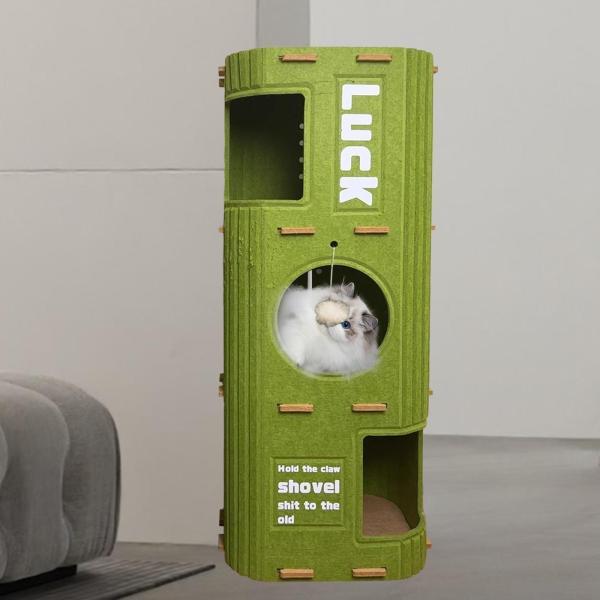 説明:[多層快適さと多用途]: この猫の家は休息と遊びを融合させ.ペットの友達に昼寝や活動のための専用スペースを提供します. [革新的な特徴]:密閉構造と吊り下げ式ボールおもちゃを備えたこの猫用ケージは.猫にとって安全な隠れ家を提供します....