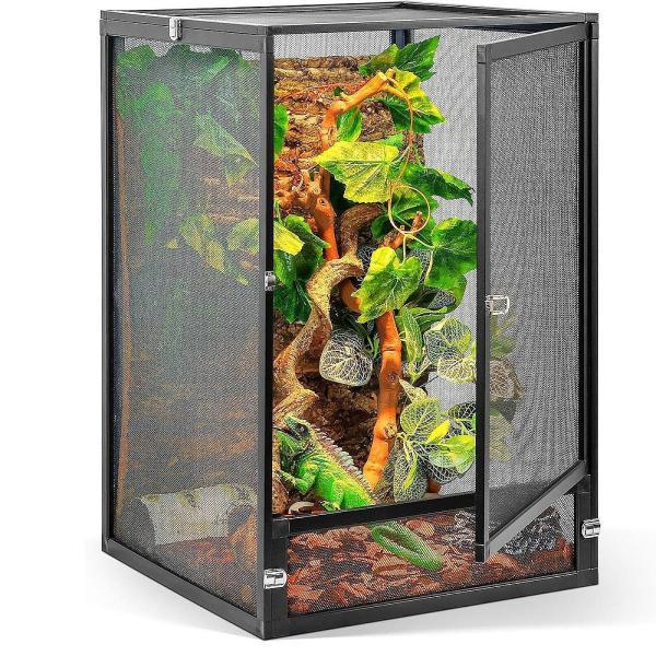 説明:[金属素材]: 爬虫類テラリウムは高級アルミ合金で作られており.この飼育ケージはペットを最適に観察できる優れた視認性を提供します. [通気性]: 爬虫類生息地スクリーンケージには複数の通気孔があり.空気がスムーズに循環し.通気性があり...