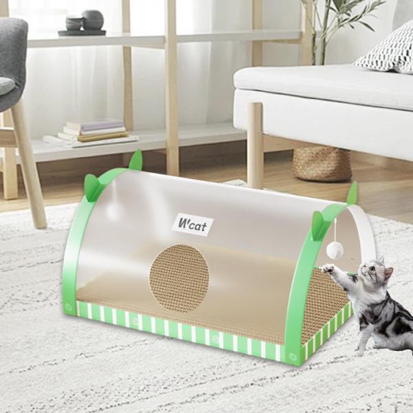 説明:[多機能デザイン]: この猫用トンネルスクラッチャーは.猫用トンネルチューブ.スクラッチャーパッド.そして快適なベッドとして使える多機能デザインです.愛猫に様々な遊び方とリラックス方法を提供します. [高品質の素材]: 高品質のPET...
