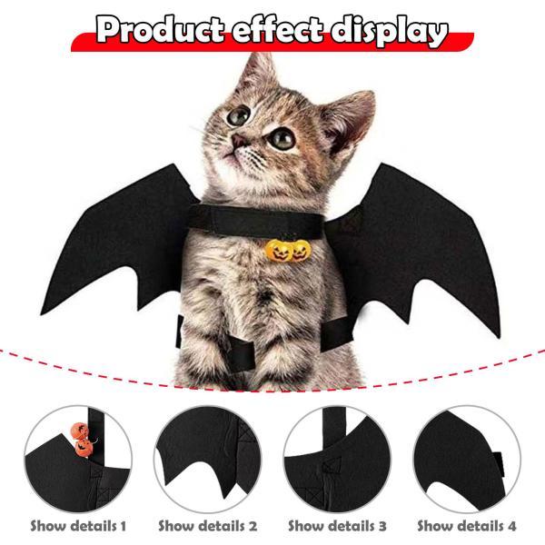 説明:[斬新なハロウィンペットコスチューム]:ペットのコウモリの羽根のコスチュームで.ハロウィン気分を盛り上げましょう.このユニークなアクセサリーは.お祭りシーズンにあなたの愛犬や愛猫をひときわ目立たせます. [プレミアム素材]: 上質な布...