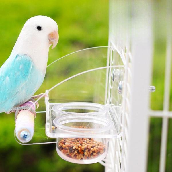 説明:[素材]ケージ用バードフィーダーは高品質の透明アクリル製で.いつでも餌と水の量を簡単に監視でき.オウムの適切な食事を確保するためにタイムリーに補充できます. [ダブルボウルデザイン]透明なバードフィーダーは.食べ物と水を分離し.清潔に...
