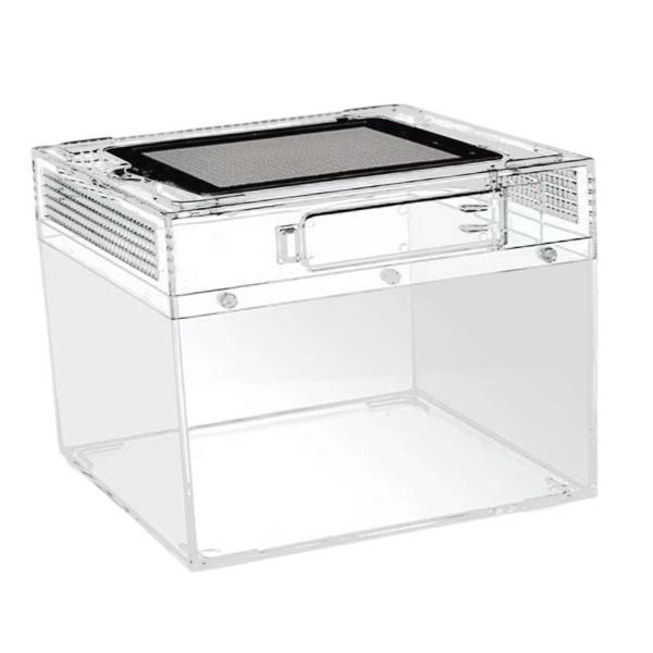 説明:[通気性のある爬虫類テラリウム]: 上部と側面に複数の穴がデザインされたプロフェッショナルな換気システムにより.最適な空気の流れが確保され.過度の湿気や過熱を防ぎます. [ロック付き爬虫類テラリウム]: 安全なロック機構は脱出防止構造...