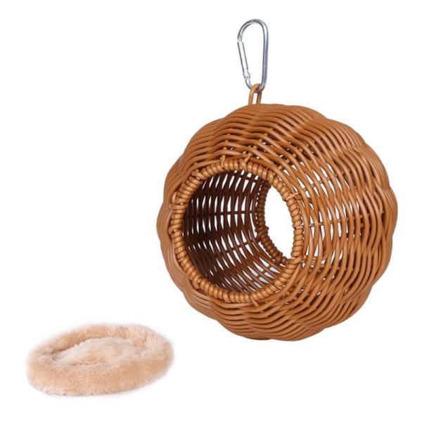 説明:[耐久性と噛みつきに強い構造]:噛みつきに強いABS樹脂を巧みに使用したこの鳥の巣は.オウムの遊び心のある噛みつきにも耐えられるよう設??計されています.丈夫な編み込みデザインにより.安全で長持ちするシェルターとなり.飼い主と鳥に安心...