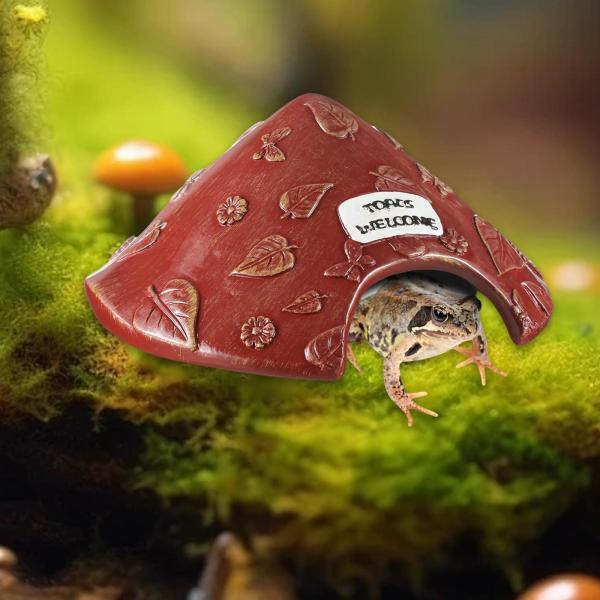 説明:信頼性:PP素材で作られたこのヒキガエルハウスガーデンデコレーションは.長期間使用できるように作られています.メンテナンスが簡単: この爬虫類の隠れ家は頑丈な構造で.素早く掃除や拭き取りができ.隠れ家を清潔に保つことができます.サイズ...