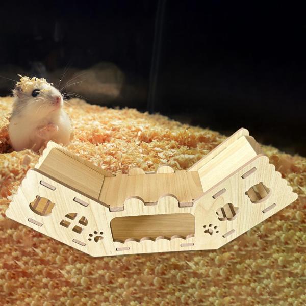 説明:[サイズ情報]木製ハムスタートンネル隠れ家の寸法は約30cmx6.5cmx12cm/11.81インチx2.56インチx4.72インチ. [木製構造]: 未処理の木材で作られたこの木製ハムスタートンネルは.小さなペットに快適で安全な隠れ...