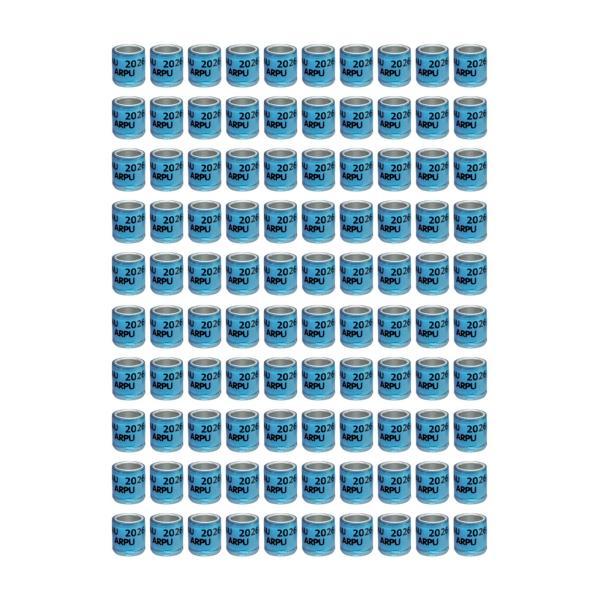 説明:[梱包]パッケージには2026個のピジョンレッグリングが100個入っています.注:製品には接続ロープが付属しています. [鳩脚リングのサイズ]内径(最小)約8mm/0.31インチ.高さ約11mm/0.43インチ. [品質]高品質のプラ...