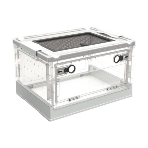 説明: [クリアな視界]: 透明なプラスチック.PETパネルで作られたこの実用的な透明なペットの生息地は.構造の完全性を損なうことなく360度の視界を提供します. [ダブルアクセスシステム]: ノブ操作のフロントドアとスライドカバーの両方を...