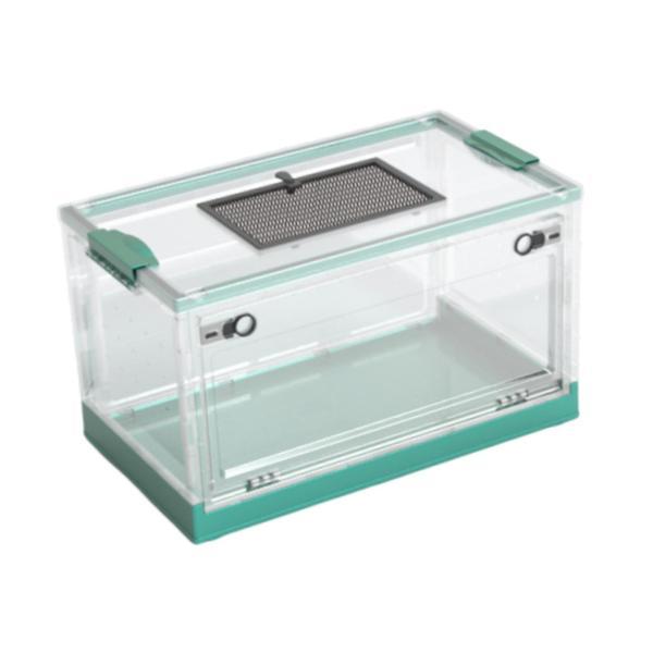 説明: [クリアな視界]: 透明なプラスチック.PETパネルで作られたこの実用的な透明なペットの生息地は.構造の完全性を損なうことなく360度の視界を提供します. [ダブルアクセスシステム]: ノブ操作のフロントドアとスライドカバーの両方を...