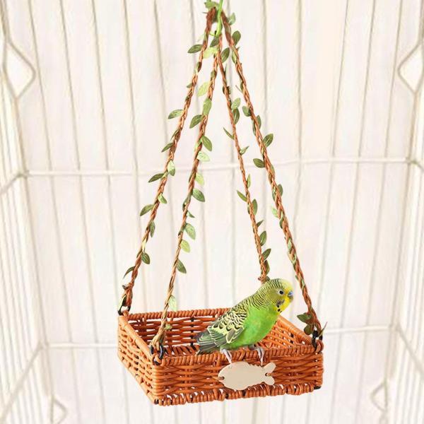 説明:[頑丈]: このケージ用バードハウスは丈夫なワイヤーフレームとしっかりと編まれたPP素材で作られており.丈夫で変形しにくく.オウムに安全で快適な環境を提供します. [安全で信頼性が高い]: 鳥小屋の滑らかな縁は鳥が怪我をするのを防ぎ....