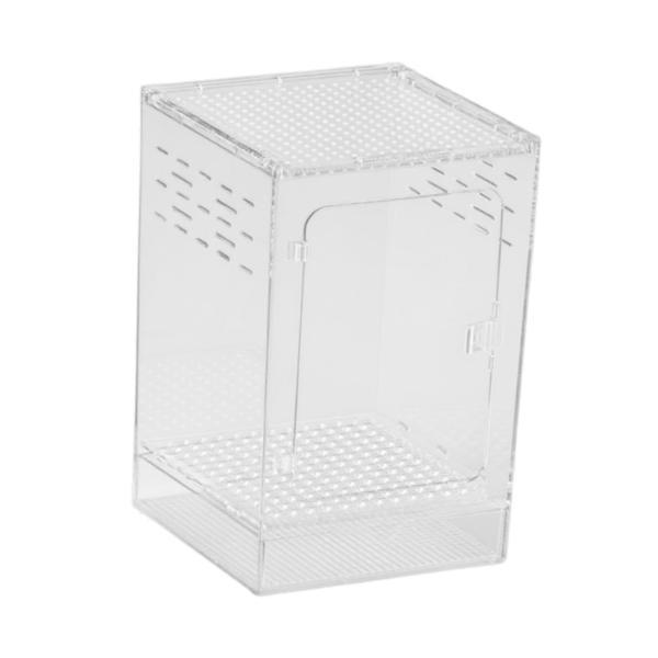 説明: [クリアなデザイン]: このアクリル爬虫類エンクロージャは.優れた透明性と観察しやすい高解像度構造を特徴としています. [プレミアム素材]: 爬虫類テラリウムは.長期使用と耐摩耗性のためにプレミアムアクリルで作られています. [広々...