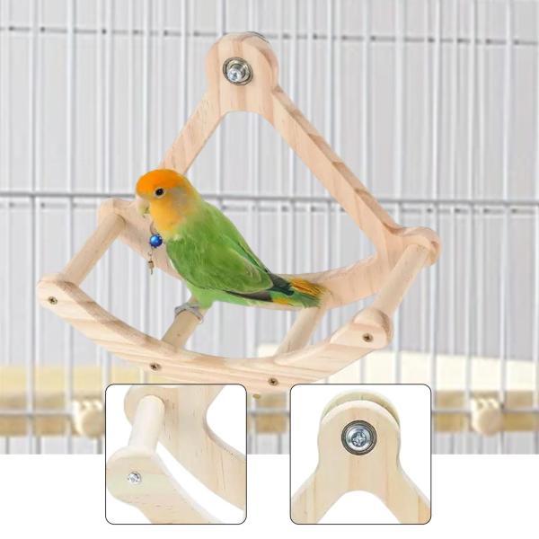 説明: [バードスイング]: このインタラクティブな揺れるインコのおもちゃは.鳥が止まり木の上で左右に揺れ.鳥が遊ぶ魅力的な環境を提供し.日々の活動に楽しさを加えます. [プレミアム素材]: この鳥用ブランコ止まり木おもちゃは木材を採用して...