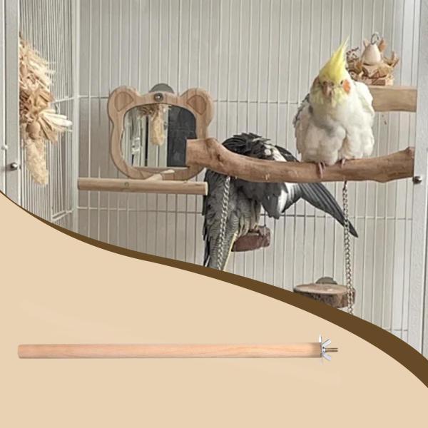 説明: [木材素材]ケージ用の鳥の止まり木は.塗装されていない無垢材で作られており.鳥が自信を持って噛んだり掴んだりすることができます. [滑り止めテクスチャ]木製の鳥の止まり木スタンドは.摩擦を高める磨かれた表面テクスチャが特徴で.オウム...