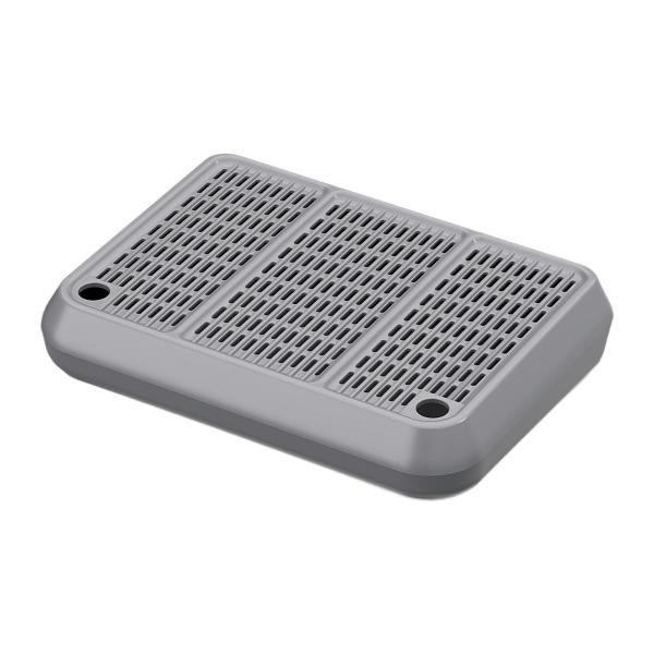 説明: [素材]: 猫用トイレパンフットボードはペット用のABSプラスチック製で.毎日の使用に耐えるように作られています. [猫用トイレパンフットボード]: トイレパンステップマットは最適なサイズの穴が開いており.猫の足に引っかかることなく...