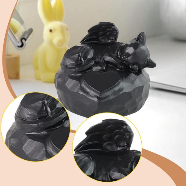 説明: [メモリアルペット墓石]: このハート型のメモリアル石像であなたの最愛のペットの思い出を大切にし.愛するペットの喪失を悼み.悲しみと思い出を表現し.忠実な友人を懐かしく思いましょう. [ユニークなデザイン]: ペットのメモリアル像墓...