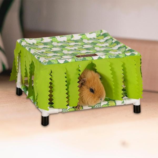 説明: [魅力的なデザイン]: ユニークな二重構造と遊び心のあるタッセルで愛らしく作られたこのモルモットベッドは.小さなペットの生活空間に楽しさを加えます. [季節を問わず快適に]: モルモットベッドハウスは.夏には冷却パッド.冬にはコット...