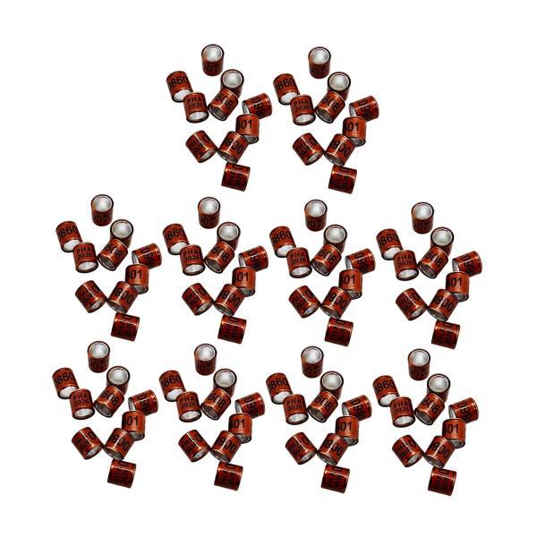 説明: [番号付き]鳩の足輪にはランダムに割り当てられた番号が付いているので.個々の鳥の追跡と識別が容易です. [サイズ]1cmx1.1cm/0.39インチx0.43インチ.パッケージにはピジョンレッグリング100個が含まれています. [素...