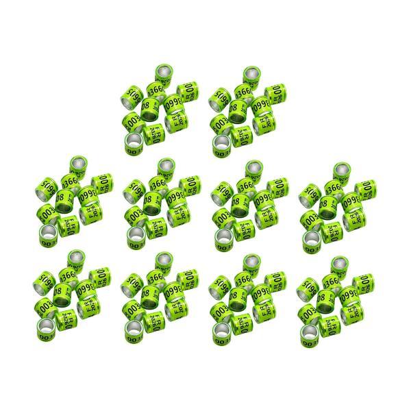 説明: [番号付き]鳩の足輪にはランダムに割り当てられた番号が付いているので.個々の鳥の追跡と識別が容易です. [サイズ]1cmx1.1cm/0.39インチx0.43インチ.パッケージにはピジョンレッグリング100個が含まれています. [素...