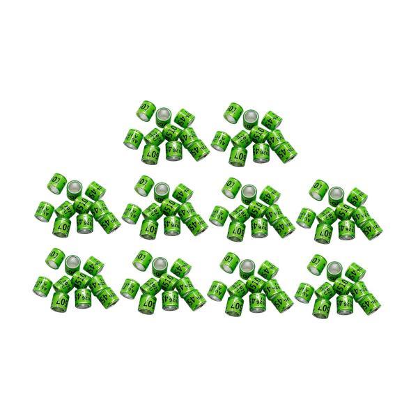 説明: [番号付き]鳩の足輪にはランダムに割り当てられた番号が付いているので.個々の鳥の追跡と識別が容易です. [サイズ]1cmx1.1cm/0.39インチx0.43インチ.パッケージにはピジョンレッグリング100個が含まれています. [素...