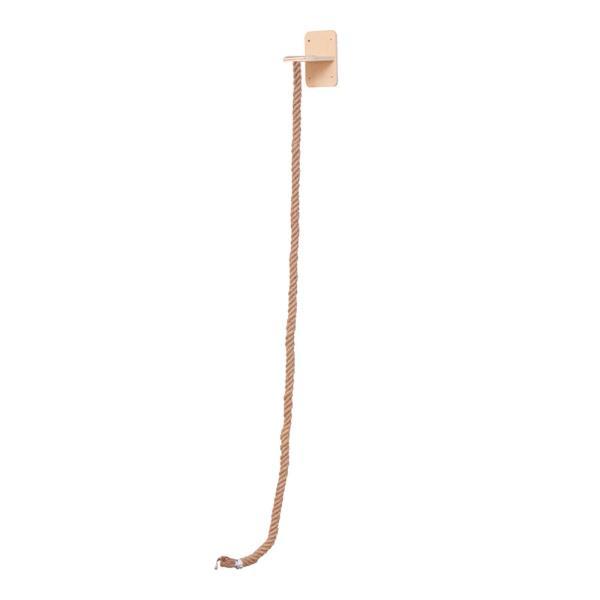 説明: [素材]猫用クライミングおもちゃは木とロープで作られており.耐摩耗性があり.頑丈で.壊れにくく.長期間使用できます. [壁掛け式クライミングソリューション]この猫用クライミングロープは壁に取り付けるように設計されており.安定した安全...