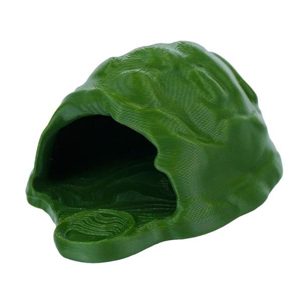 説明: [汎用性]この餌入れ付き隠れ家は.ヘビ.ヤモリ.クモなど.さまざまな小型爬虫類に適しています.本能に訴えるデザインで.安全な休息と隠れ場所を提供します. [耐久性]高品質のPETG素材を使用し.クリアな質感で仕上げられたこの爬虫類用...