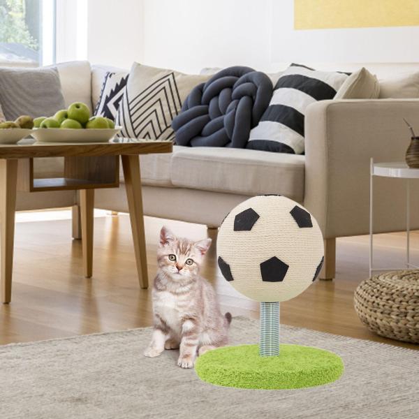 説明: [家具保護]ソファやその他の家具を傷から効果的に保護し.猫用爪とぎボールはリビングルームや寝室に理想的なアイテムであると同時に.家の装飾性も高めます. [頑丈な構造]安定した木製の土台とボールで作られており.活発な遊びの中でもおもち...