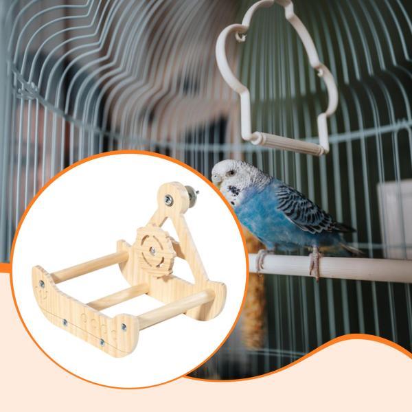 説明: [高品質素材]: 高級木材で作られたこのセキセイインコ・オカメインコ用プレイパーチおもちゃは.表面が滑らかで.噛んだり遊んだりする際のインコの安全を確保します. [多機能]: 止まり木.噛むおもちゃ.揺りかごのデザインが組み合わさっ...