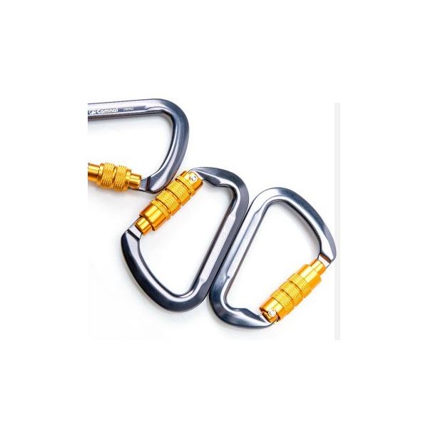 説明:ヘビーデューティーツイストゲート自動セルフロックD形カラビナ一般的な登山やスポーツロッククライミング用に設計非常に多目的で耐久性のあるアプリケーション:ロッククライミング.登山.洞窟探検.探索.懸垂下降.救助.工学的保護.空中作業.屋...