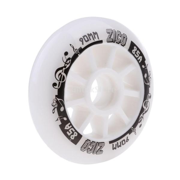 説明: 100％真新しく高品質耐摩耗PU製、高弾性、耐久性、軽量 85a、快適なスケートの経験パッケージ：1ピースホイールインラインスケート、レース、フリースタイル、スピード、ブレーキなどに使用できます。 仕様:材質：PU サイズ：90mm...