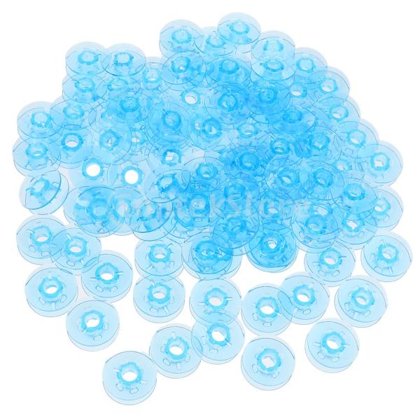 説明:素材:プラスチック合計サイズ:約. 21 x 8mm / 0.82 x0.31インチPFAFF家庭用ミシンに適合DIYミシンボビンミシン部品アタッチメント青色パッケージに含まれるもの:100Pcsミシンボビン...
