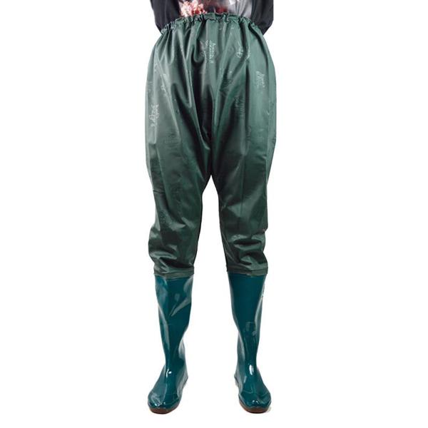 説明:-狩猟.フライフィッシング.クラミング.ガーデニング.農業.仕事.その他のウォーターアクティビティ用の軽量防水フィッシングブーツフットフットレッグウェーダー-ナイロン強化PVCゴム素材は.防水性.通気性.耐久性.塩水腐食性を提供します...