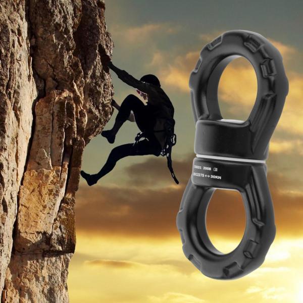 説明:30kNロッククライミング機器ユニバーサルホイール固定コネクタ.回転接続リング高品質の合金.強くて丈夫で.軽くて実用的なもの360度回転式ユニバーサルリングは使用中に絡まっていることを避けることができます多機能設計は.カラビナなどの小...
