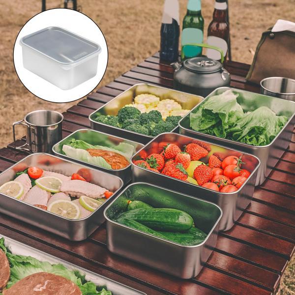 説明:304ステンレス鋼材料.防食.清掃が簡単.耐久性. PE素材.フレッシュキーピングボックスカバー.柔軟性と耐久性.ボックス本体にフィットし.シールしてフレッシュに保ちます.滑り止めの底.安定した配置.より使いやすい.ほとんどの種類の果...