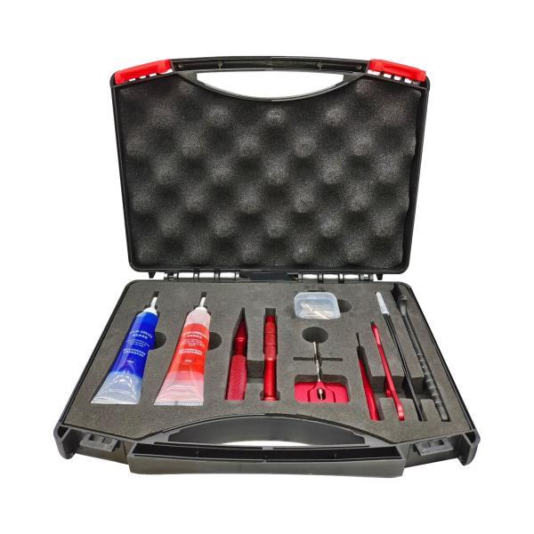 説明:[フィッシングロールツールセット]:このフィッシングリール修理セットには.リールのメンテナンスに必要なものがすべてコンパクトな箱に収められており.保管と使用が簡単で.部品の紛失を防ぎます.[多機能]: 毎日のリールの清掃.分解.調整....