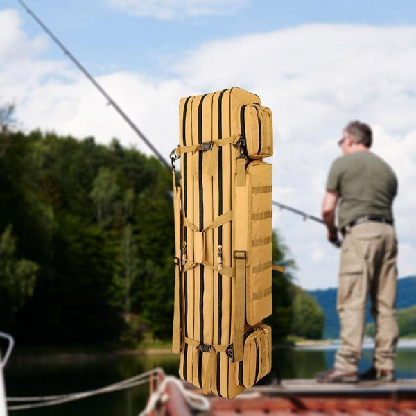 説明:[大容量]: この釣り竿バッグは.複数の釣り竿を収納できる大容量で.あらゆる釣りのニーズに適しています. [補強されたエッジ]: 釣り竿ケース収納のエッジは補強されており.丈夫で丈夫で.ほつれや破れを防ぎます. [厚い素材]: キャン...