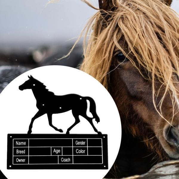 説明:[馬房ネームプレート]: これは馬のネームプレート.馬房ネームプレート.馬室サイン.馬IDカード.馬室用品です.すべての馬愛好家や飼い主にとって必須のアイテムです. [機能]: 馬房標識は.誰もが愛馬の基本情報をより正確.迅速かつ直感...