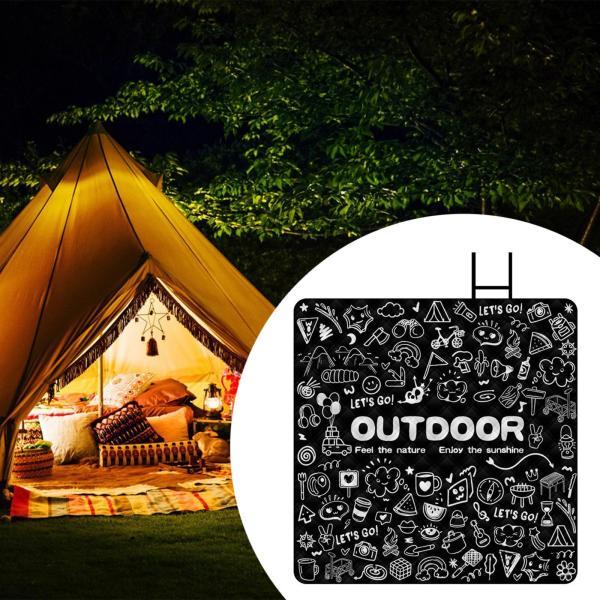 説明: contableポータブルで便利な]:このピクニックマットは.屋外テーマで設計されており.持ち運びが簡単な折りたたみ可能でポータブルなデザインを備えています.キャンプ.ピクニック.ハイキングなどの屋外アクティビティに最適です[サイズ...