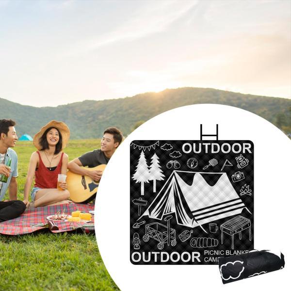 説明: contableポータブルで便利な]:このピクニックマットは.屋外テーマで設計されており.持ち運びが簡単な折りたたみ可能でポータブルなデザインを備えています.キャンプ.ピクニック.ハイキングなどの屋外アクティビティに最適です[サイズ...