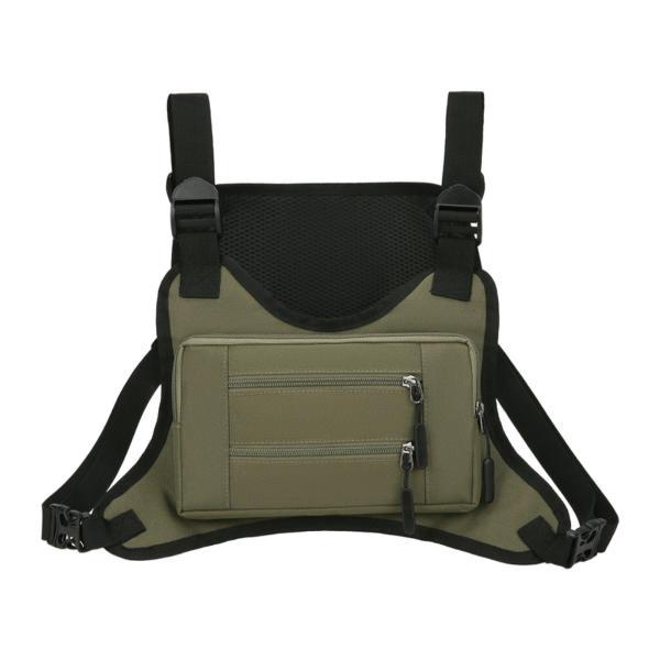 説明:[高品質素材]: 高品質のオックスフォード布で作られたこの男女兼用チェストリグバッグは.頑丈で耐摩耗性があり.長期間繰り返し使用しても耐えられるように設計されています. [スタイリッシュなデザイン]: 複数のポケットを備えたモダンなデ...