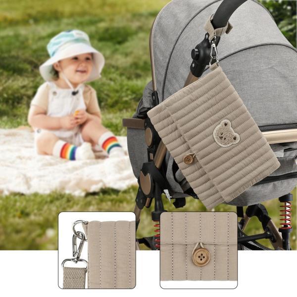 説明:[スタイリッシュなデザイン]: 愛らしい刺繍のクマのデザインが施されたスタイリッシュなデザインで.忙しい両親のために実用性と魅力的な美学を兼ね備えています. [折りたたみ式デザイン]: おむつバッグオーガナイザーは折りたたみ式で.折り...