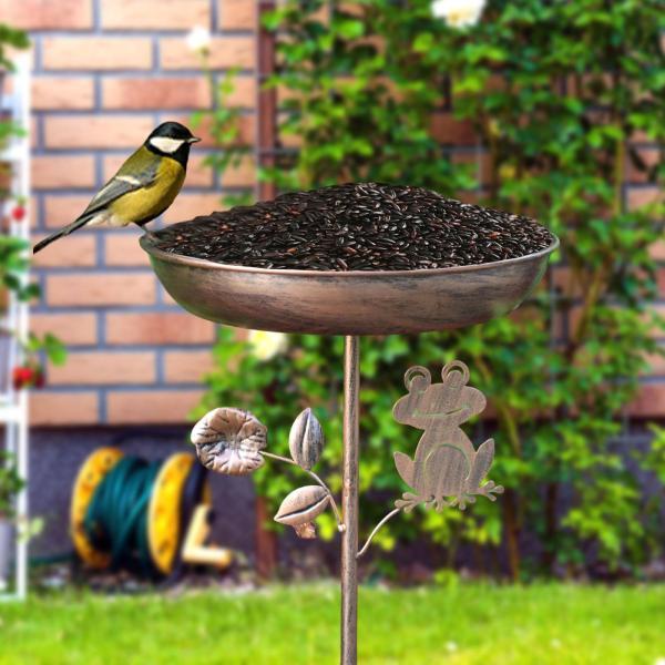 説明:[素材]: 丈夫な鉄製のこのバードバスは.厳しい気象条件にも耐え.長期間の使用に耐えられるように設計されています.鳥たちに安心の餌を与え.安心してお過ごしいただけます. [便利な支柱設計]:この屋外用バードバスは設置が簡単です.独自の...