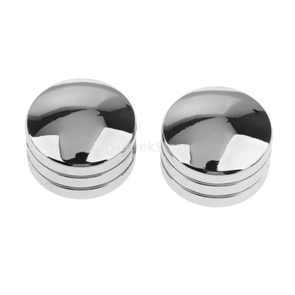 説明: Aペアブランドの新しいクロムヘッドボルト/ナットカバーそれらは点火プラグの両側のヘッドボルト用です外径：約。 27mm（1 1/8 "） 内径：約。 15mm（9/16 "） 適合度：ハーレーオールツインカムモデルの場合1999年 ...