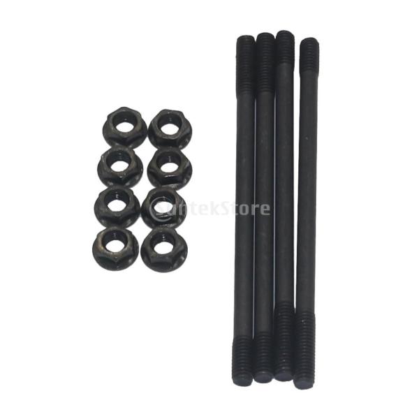 説明: 100％ブランドの新旧高材質：純鉄サイズ：11cm / 4.33インチフィーメント：ヤマハPW50用ヤマハPY50用パッケージに含まれるもの: 4個のシリンダースタッド 8個のスタッドナット......