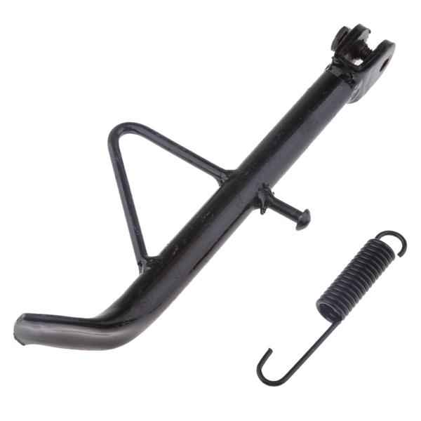 説明: 100%ブランドの新しいオートバイキックスタンド. キックスタンドホールドは金属材料でできており.最高品質で非常に強いです. オートバイ.バイク.スクーター.E-Bikes.ATVなどのユニバーサルフィット運転を停止したいときはいつ...