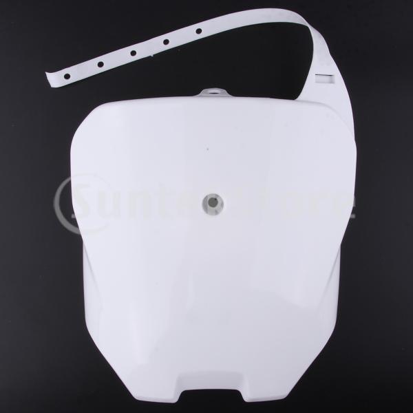 説明: 100％新品。 高い光沢と破損に対する耐性。 完璧にフィットする射出成形品質。 あらかじめ掘削され、簡単に設置できます。 適合：ホンダCRF70 80 100とそのコピー。 仕様:材質：プラスチックカラー：ホワイトサイズ（L×W）：...