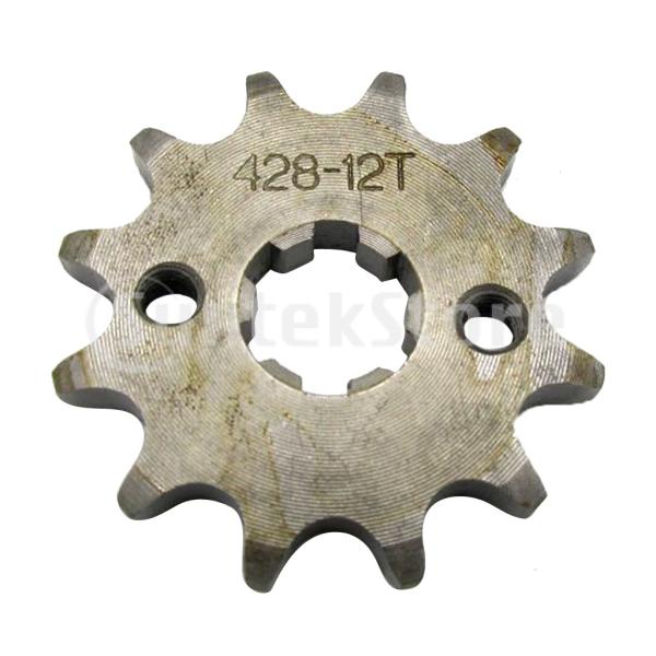 説明:歯：12T;チェーン：428チェーンスプロケット/コグの直径：約52.8mm / 2 " マウントホール間の距離（中心から中心）：約30mm / 1.18 " 中心穴の直径：約17mm / 0.78 " フィッション：110cc 12...