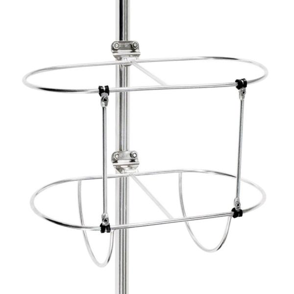 説明:頑丈な304ステンレス鋼ロッドで構成されています. レール上の任意の位置に取り付け.垂直.水平.または横向きに取り付けることができます. 下部レールへの取り付けを可能にするスイベル.鋭いエッジ.ストリップまたはバンドなし. すばやく効...