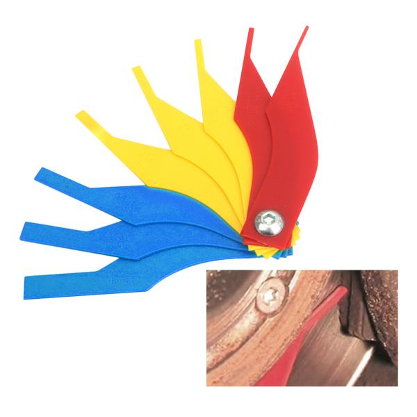 説明:ブレーキライニングの摩耗をチェックします.不可欠なブレーキパッドサービスのための便利なツール.業務用または家庭用の実用的で便利な完璧なツール.ブレーキパッドの厚さを迅速かつ正確に検出できるツール用に特別に設計されており.安心して所有者...