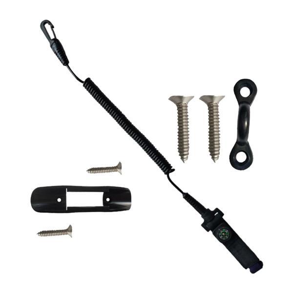 説明:1セット:欠航ロープ.パドルクリップ.C字型バックル.ヨットカヌーカヤックフィッシングボート用ネジ.高品質のプラスチック製で.耐久性があり.過酷な海洋環境向けに特別に設計されています.ネジを使用すると.使いやすく.取り付けが簡単で.水...